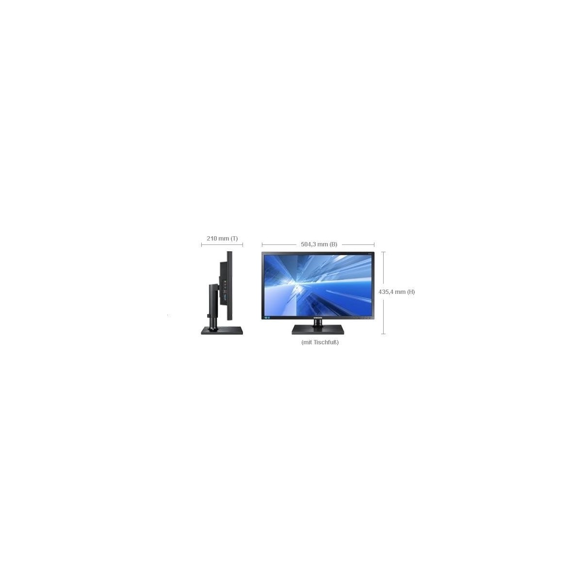 Monitor Samsung Thin Client NC221, 4x USB, 21.5" (LF22NTBHBNMEN)